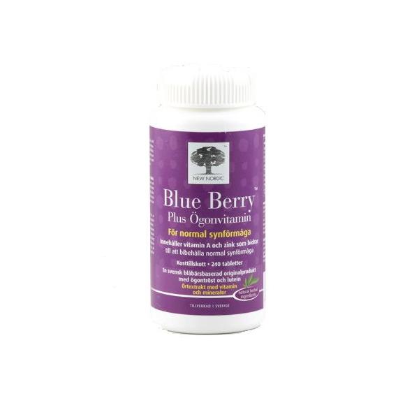 blue berry plus Ogonvitamin 240 tabletter 蓝莓片 – 裹一裹