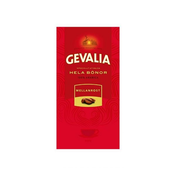 Gevalia Original Mellanrost Hela Bönor 500 g 原味中烤全豆 – 裹一裹