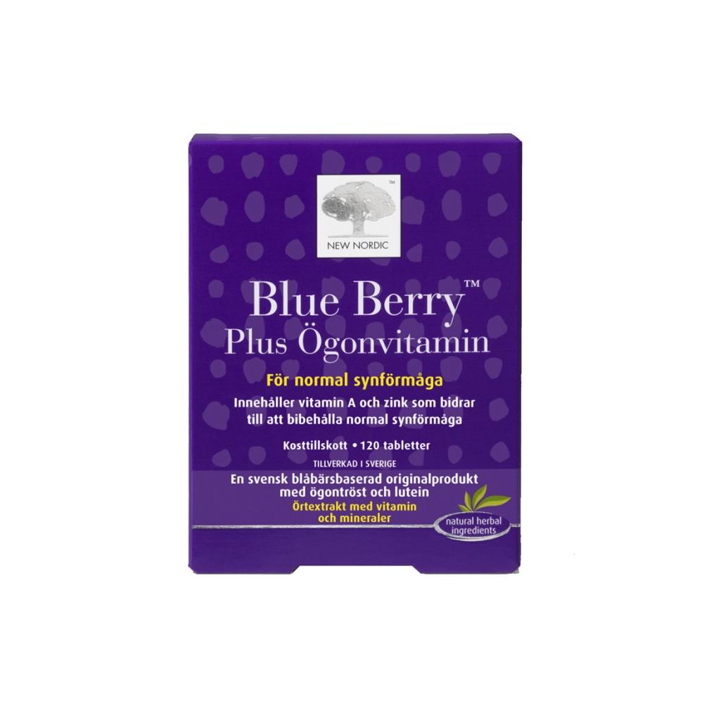 Blue Berry Plus Ögonvitamin 120 tabletter 蓝莓片 – 裹一裹